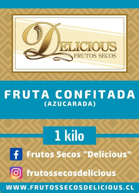 FRUTA CONFITADA CON AZÚCAR – Frutos Secos Delicious