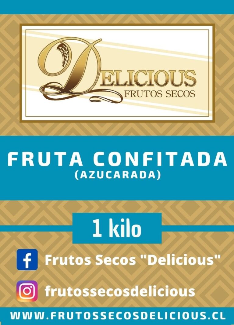 FRUTA CONFITADA CON AZÚCAR – Frutos Secos Delicious
